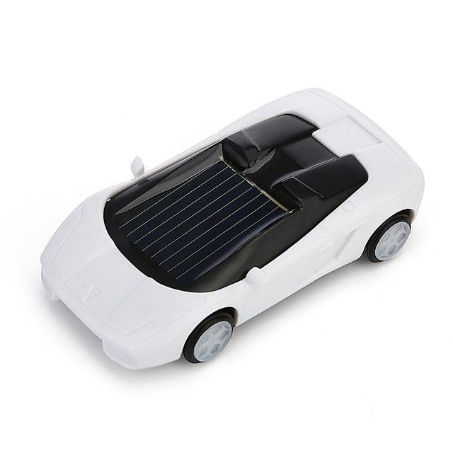 3-piece Solar Mini Car Racer Toy for Kids - Powered by the Sun - White ...